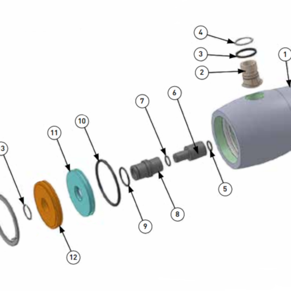 Codeline Pressure Vessel - Exploded View Replacement Parts - Streamline ...
